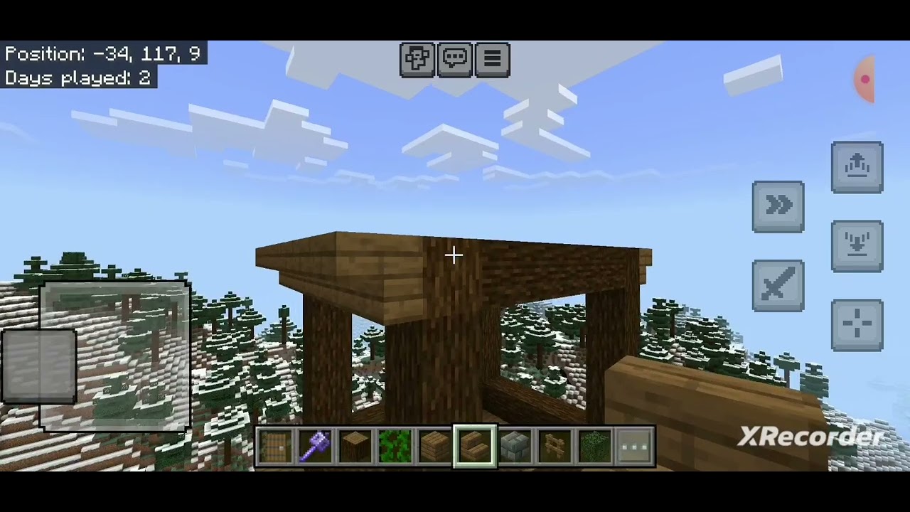 How to build a spruce outpost tutorial (MINECRAFT) - YouTube