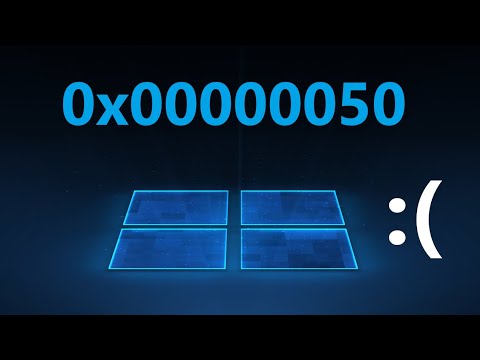 Исправляем ошибку 0x00000050 на синем экране Windows 11/10/7 - YouTube