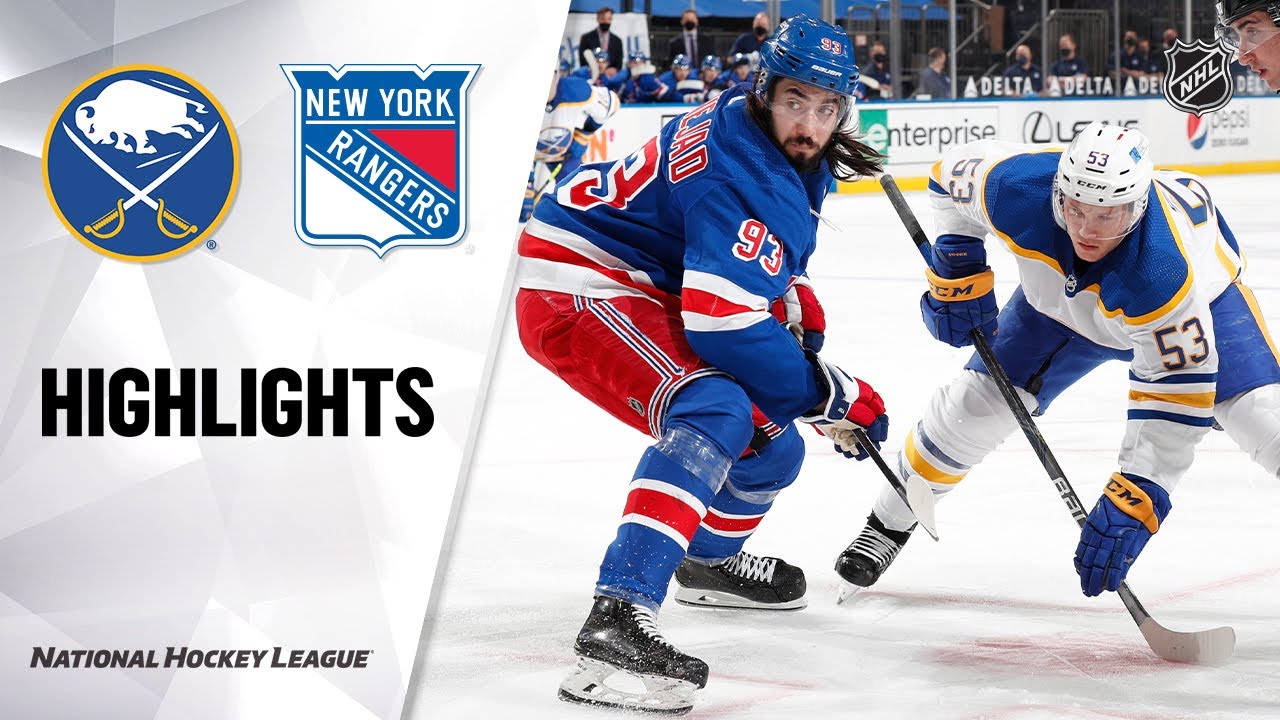 Sabres @ Rangers 4/25/21 | NHL Highlights - YouTube