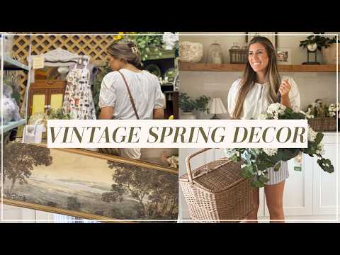 SPRING ANTIQUE DECOR | Shop and Haul of Curated Vintage Decor