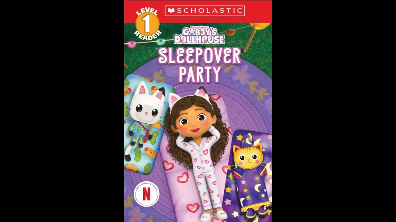 Read aloud book: Gabby's Dollhouse: Sleepover Party - YouTube
