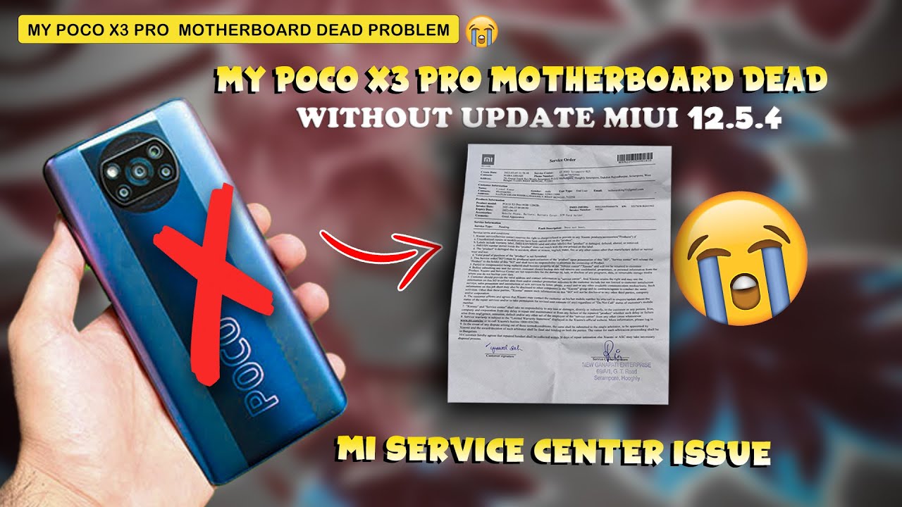 Poco X3 Pro Motherboard Dead probem In Miui 12.5.4 | Don't Update Miui ...