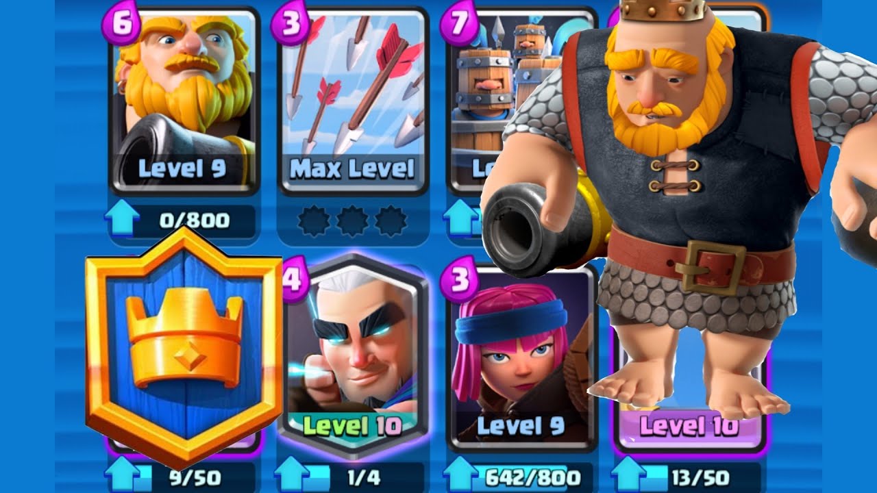 Royal Giant spam deck!!!! | Clash Royale Greek - YouTube