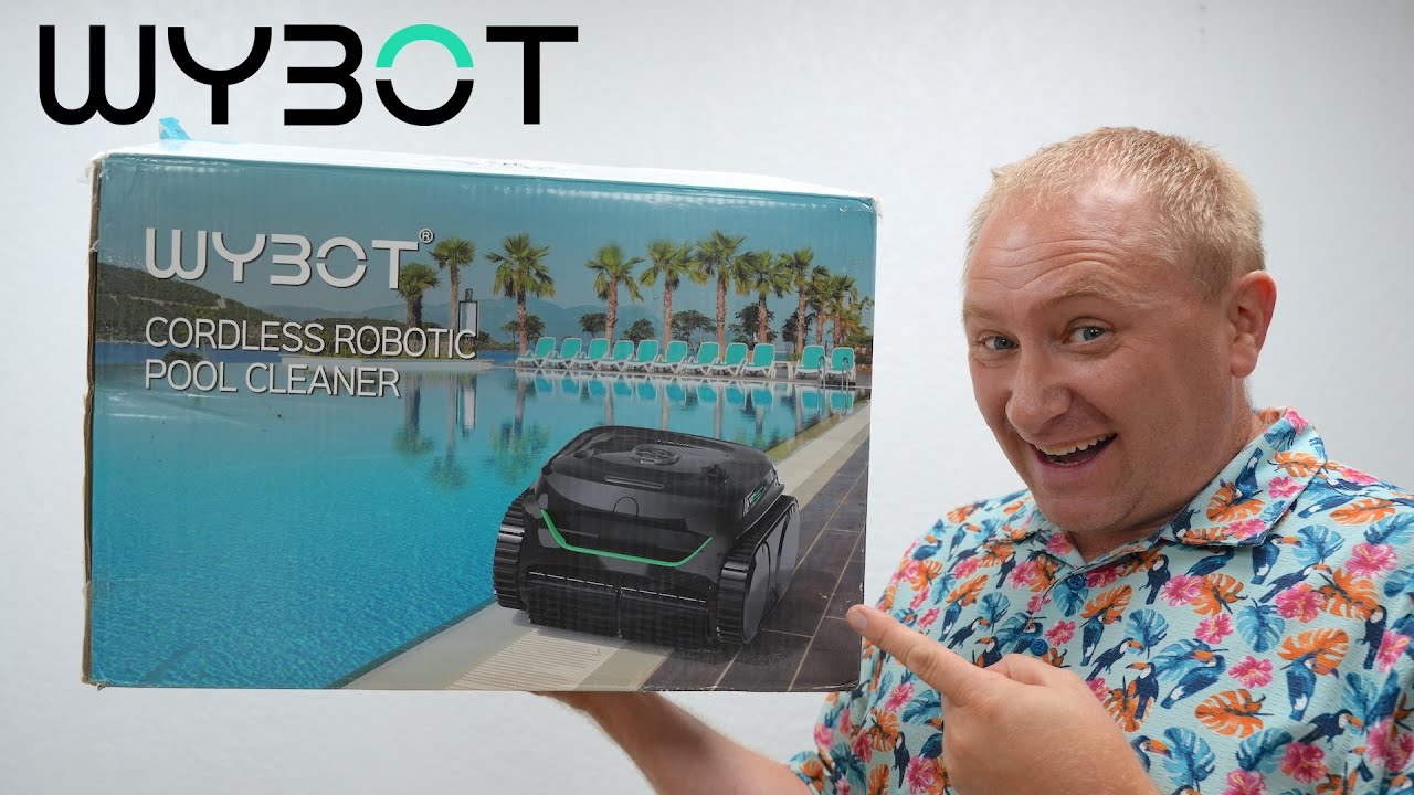 WYBOT C2 Pool Robot Unboxing & Setup - YouTube