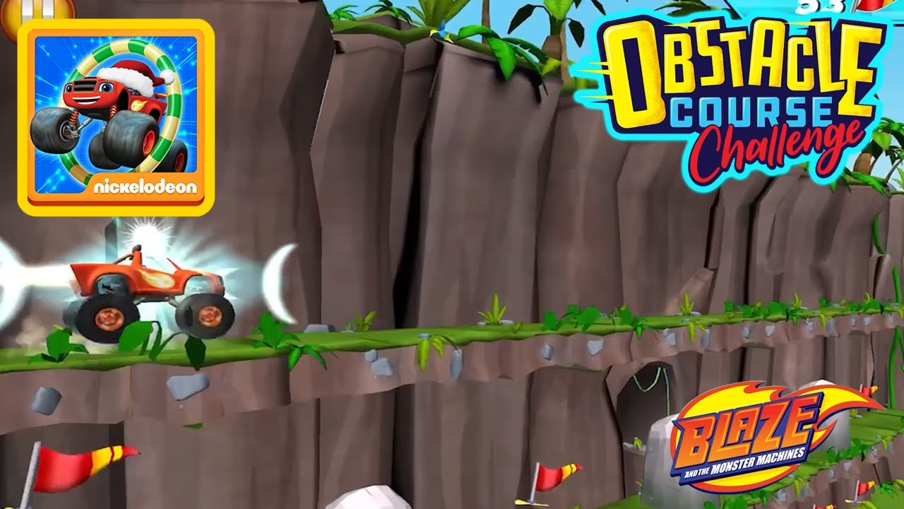 Blaze: Obstacle Course #3 🔥🔥🏎️ Zoom through Transformation Dash! - YouTube