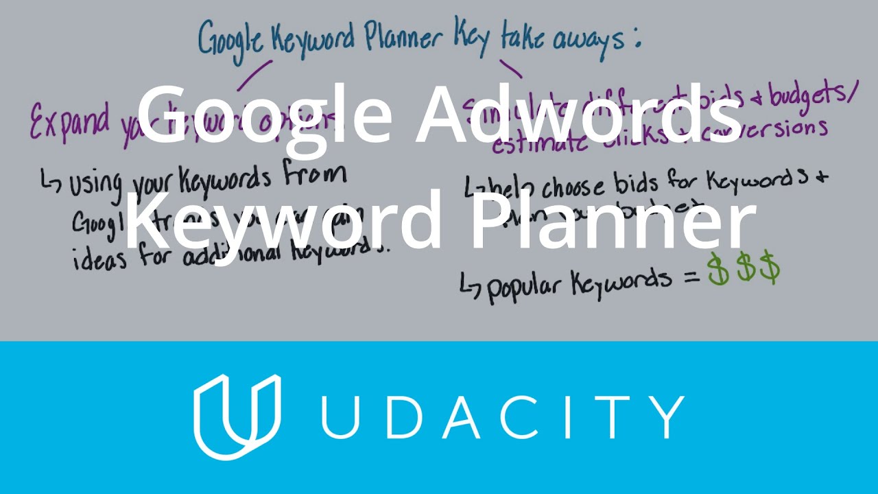 Research with Adwords Keyword Planner Tool - YouTube
