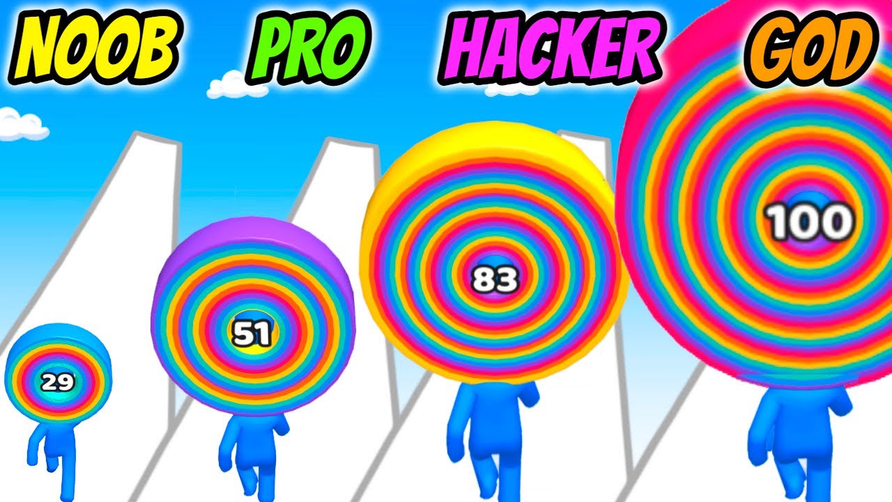 Layer Man 3D - NOOB vs PRO vs HACKER vs GOD - YouTube