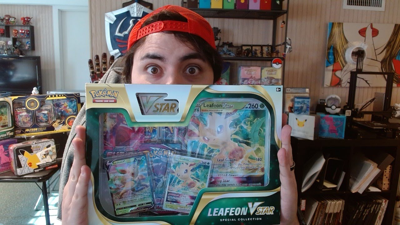 Let's Open a Leafeon VStar Box Set! - YouTube
