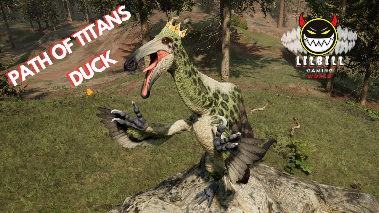 DUCK IS THE BEST DINO AGAINTS SARCOS - PATH OF TITANS - YouTube