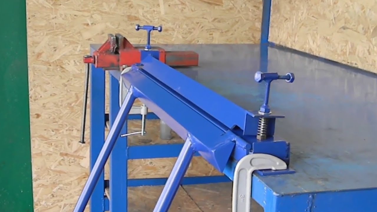 How to Make a Sheet Bender About Metal with your own Hands? - YouTube