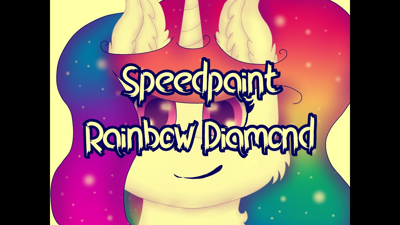 ⚡ Speedpaint - Rainbow Diamond ⚡ - YouTube