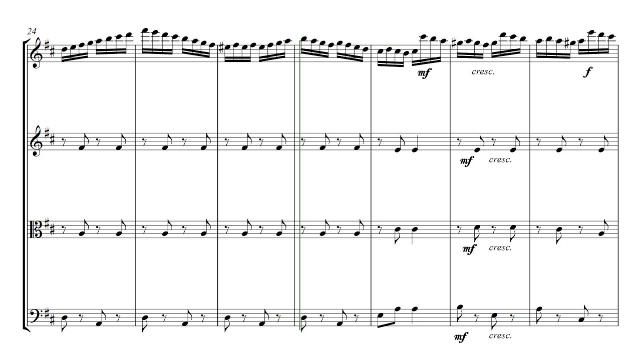 Rachmaninov Italian Polka | String Quartet Sheet Music - YouTube