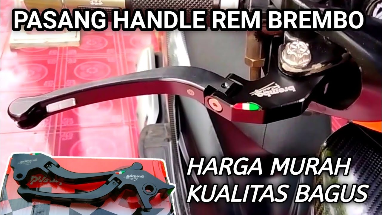 Pasang Handle Rem Brembo di Motor Beat Karbu PNP - YouTube