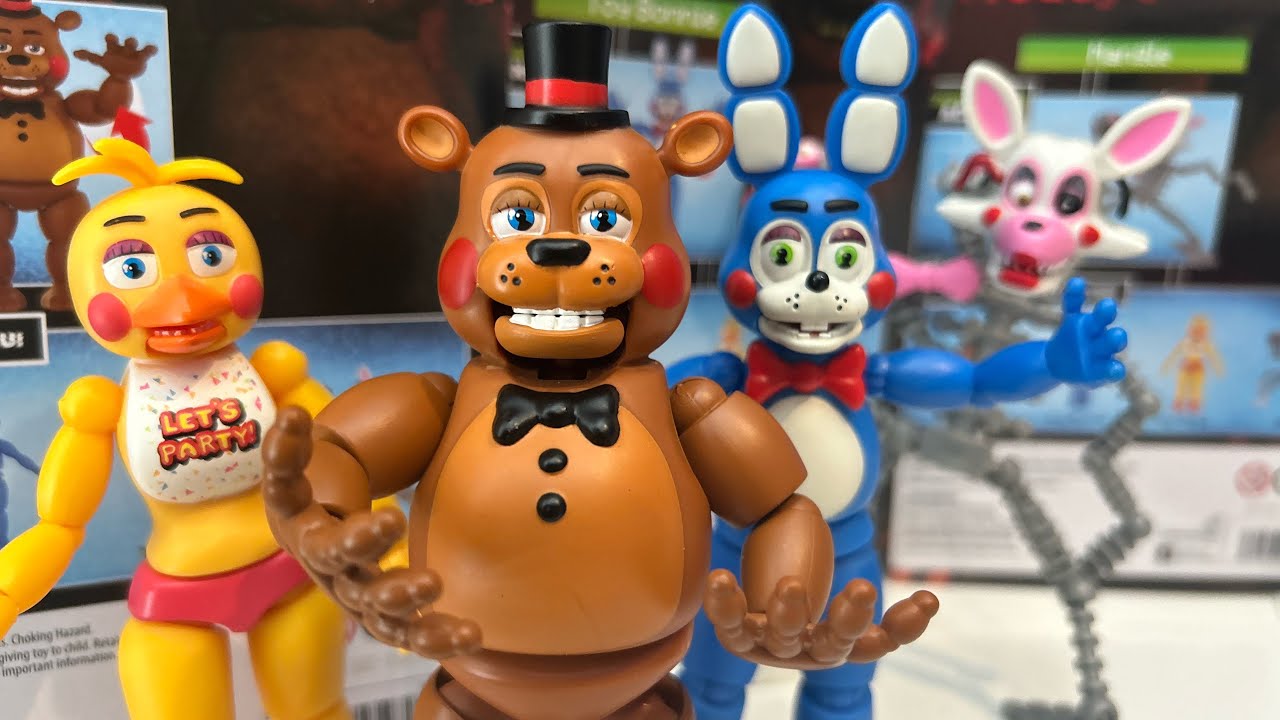 Funkos replacement; FNaF jazwares figures wave 1 review - YouTube