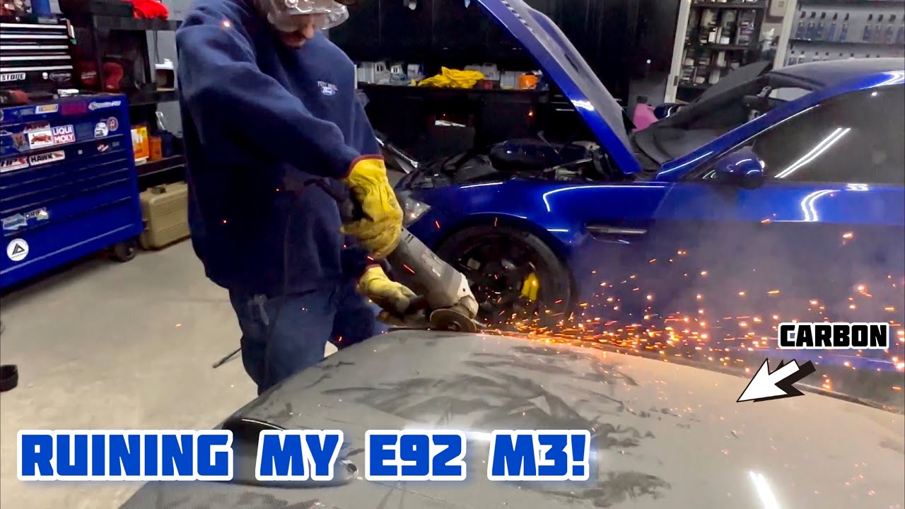 How To Cut Apart A Mint Bmw E92 M3! - YouTube