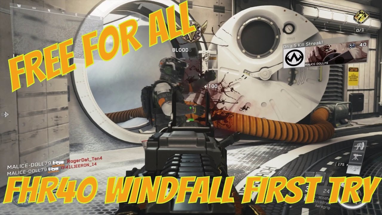 CALL OF DUTY INFINITE WARFARE FREE FOR ALL FHR 40 WINDFALL FIRST TRY 30 ...