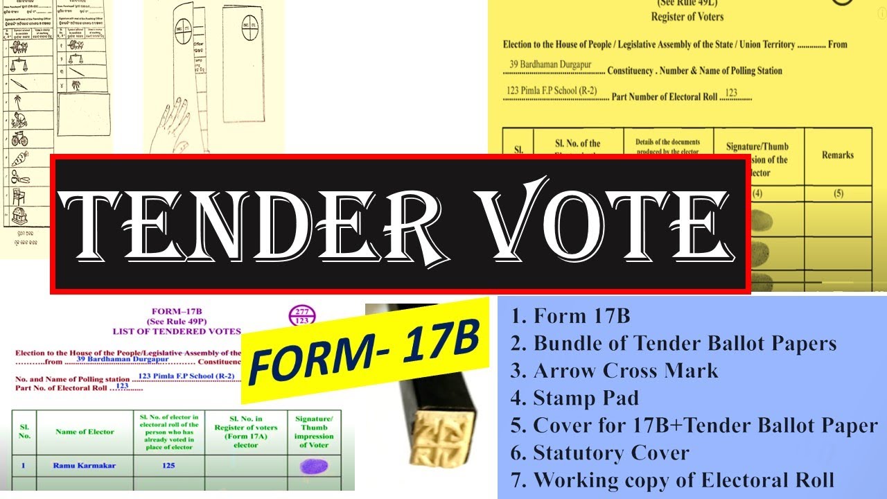 TENDER VOTE || FORM 17B || PRO AND ACCOUNT VOTES ରେ କେମିତି ତଥ୍ୟ ଦେବେ ...