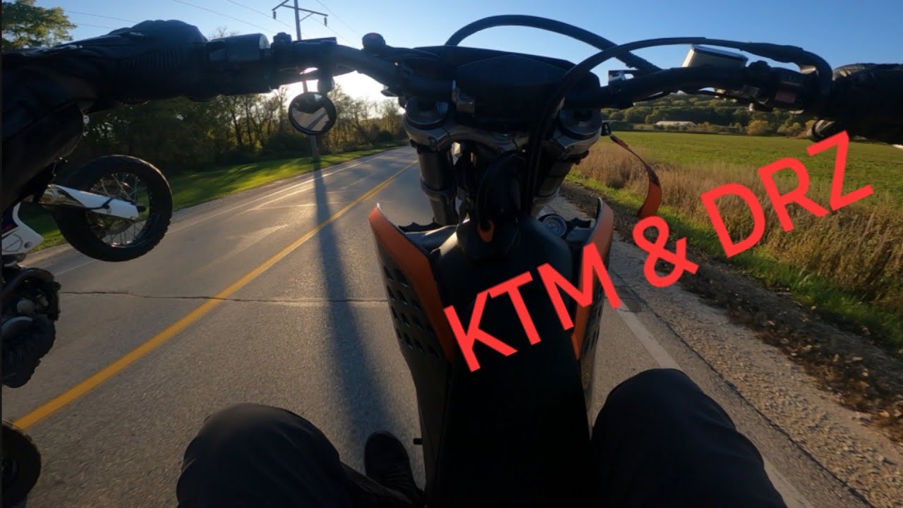 drz 400 & ktm 450 exc - YouTube