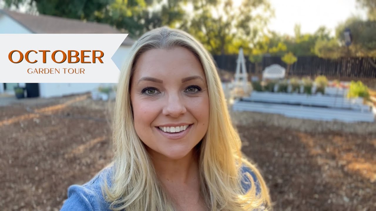 October Garden Tour! :: Dig, Plant, Water, Repeat - YouTube
