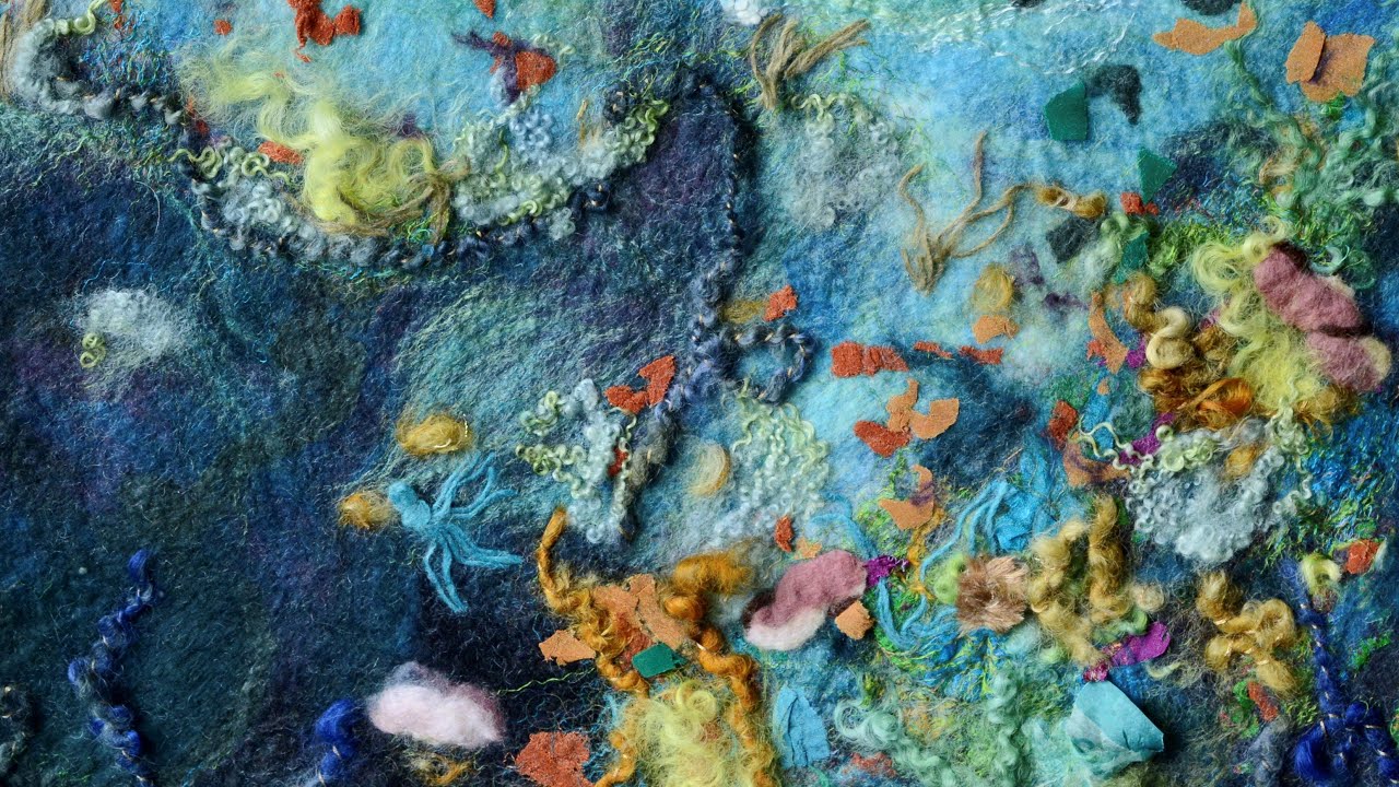 July 2nd Sea and Water Color Felt Along - YouTube