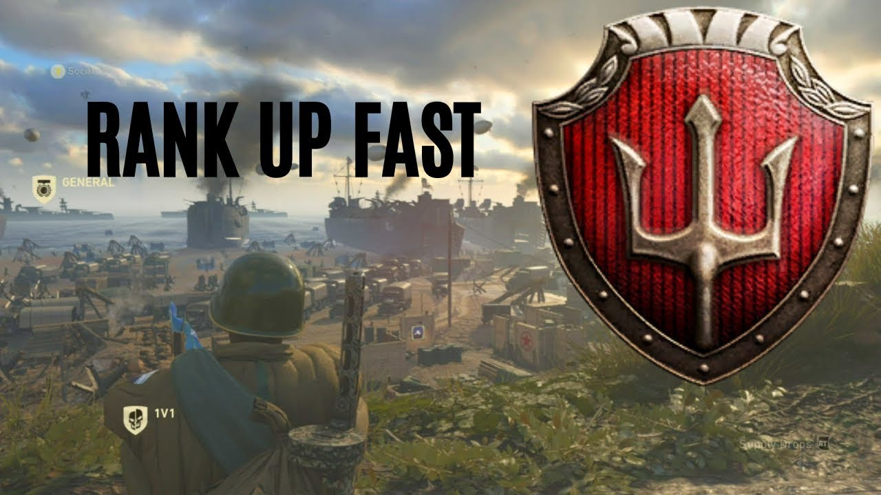 RANK UP FAST IN COD: WW2 ! TIPS AND TRICKS ON RANKING UP ! - YouTube