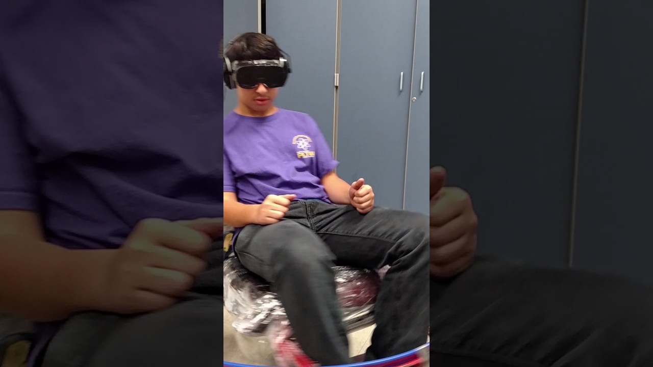 Barany chair test #1 and #2 Levi - YouTube