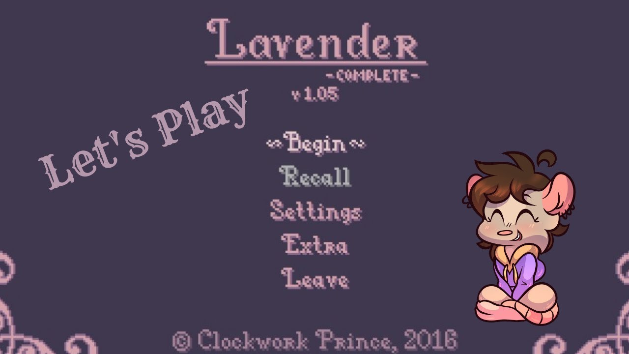 Let's Play: Lavender - YouTube