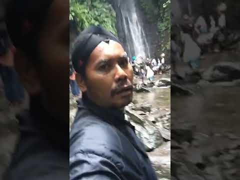 Titik puncak wisata air terjun srambang di Kabupaten Ngawi