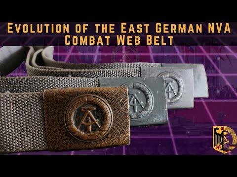 Evolution of the East German NVA Web Belt - YouTube
