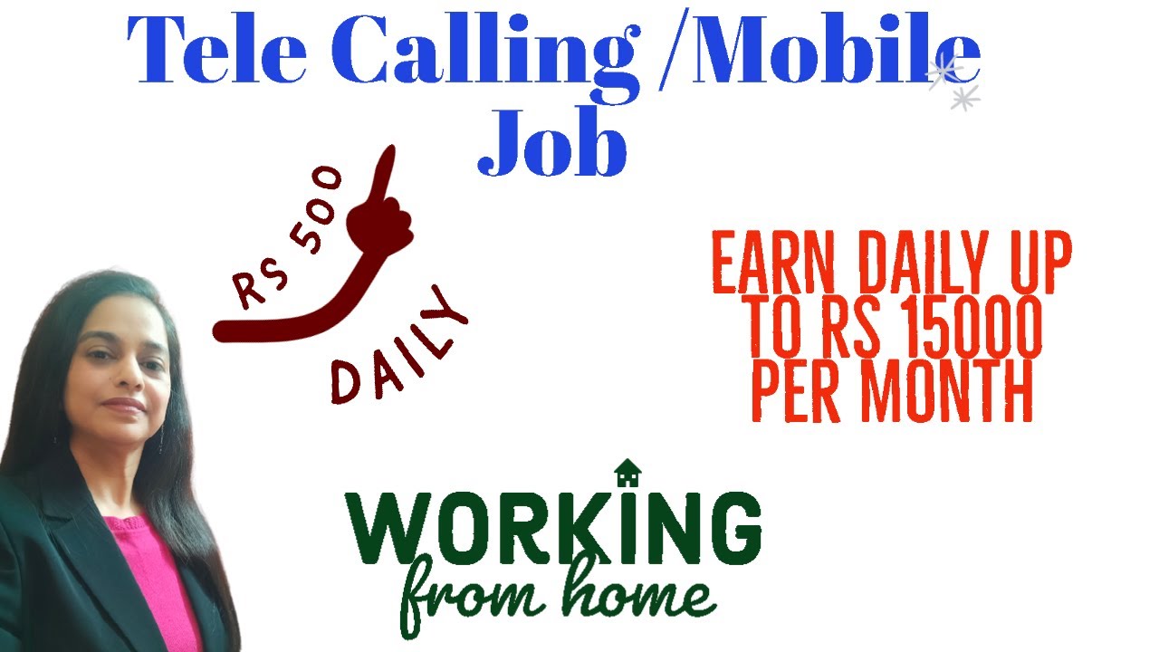 Mobile Tele Calling I Tele Calling I Work From Home I 12TH Pass Can ...