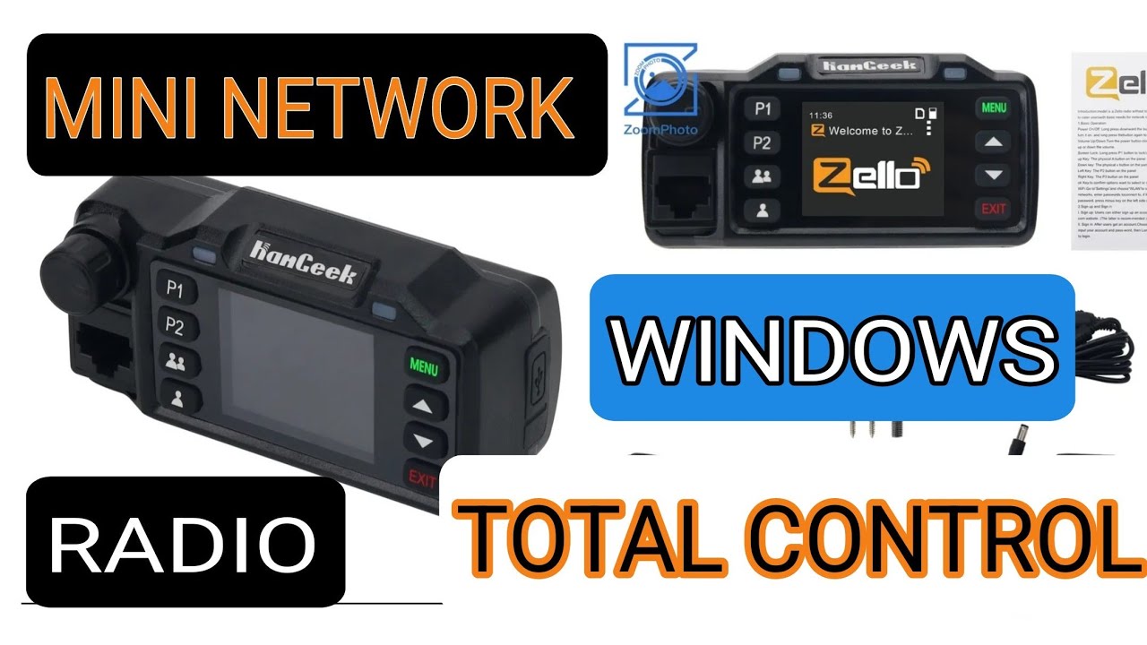 MINI NETWORK RADIO (HAMGEEK) WINDOWS PC CONTROL - YouTube