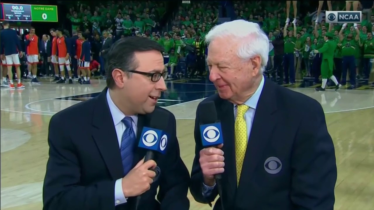 NCAA on CBS intro 2019 #3 VIRGINA @ ND - YouTube