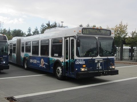 Sound Transit 1999 New Flyer D60LF - 9513 - YouTube