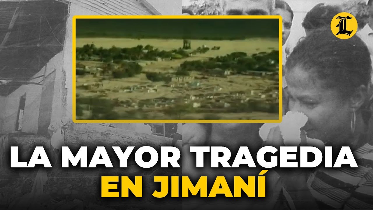 A 21 años de que el río Blanco sepultó un barrio en Jimaní - YouTube