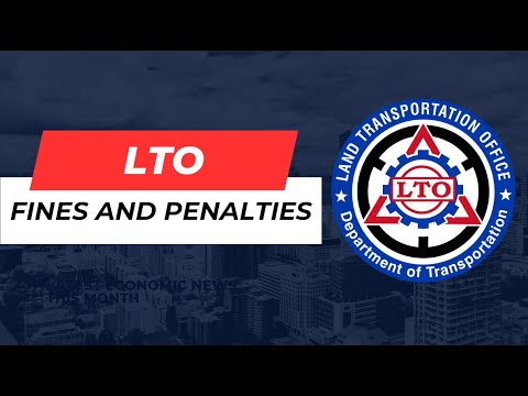 LTO Fines and Penalties guide 2024 - YouTube