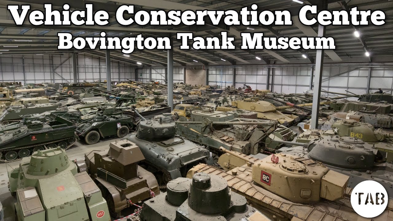 Walk Around: The Tank Museum's Vehicle Conservation Centre - YouTube