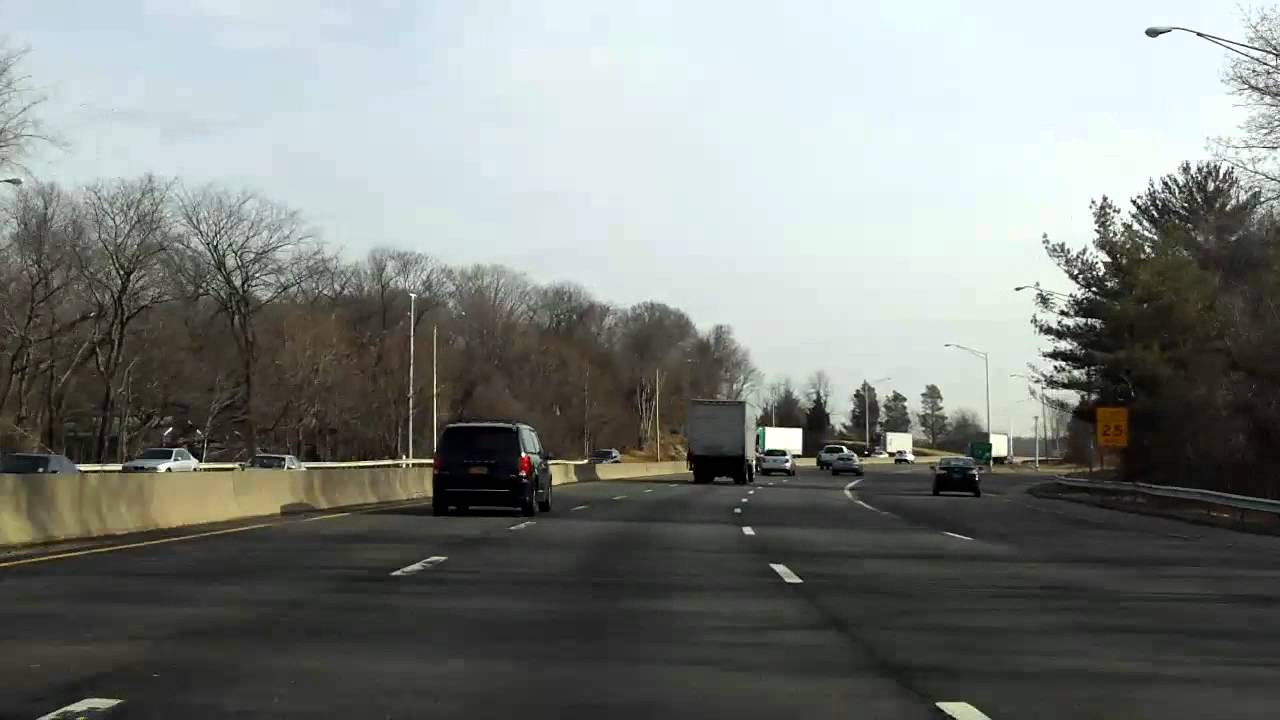 Connecticut Turnpike (Interstate 95 Exits 15 to 18) northbound - YouTube