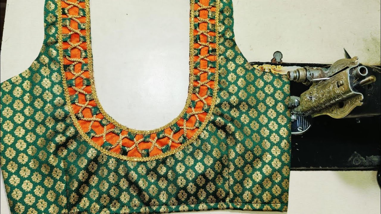 Latest Blouse Design Back Neck||Blouse ka Design||Cutting And Stitching ...