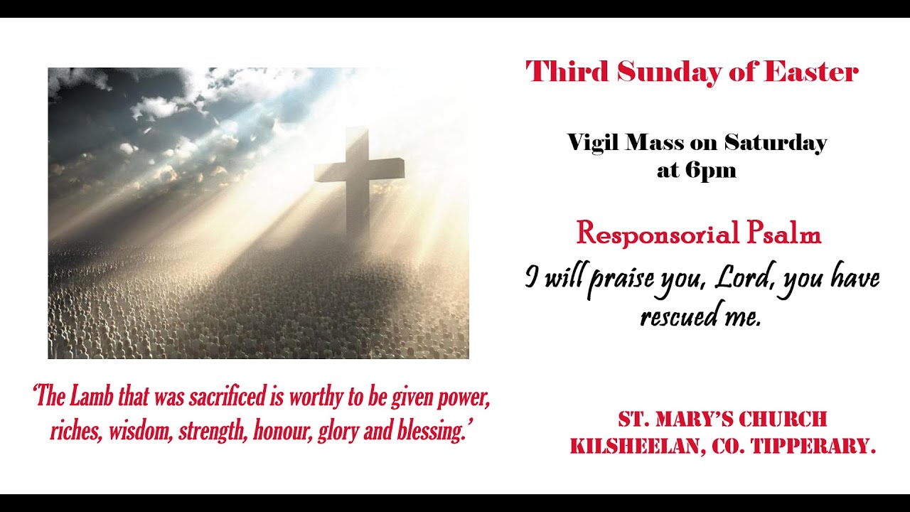 Sunday Vigil Mass on Saturday at 6pm. - YouTube