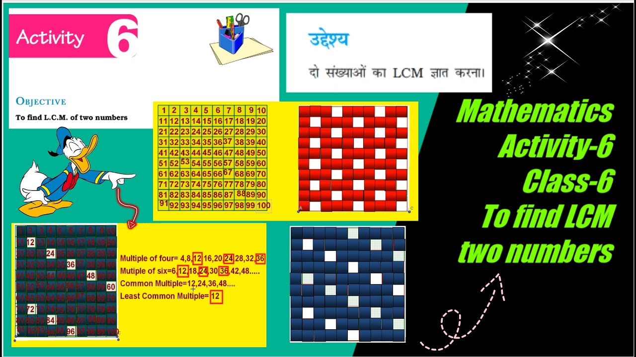 NCERT Maths Lab activity - 6 | Class-6 | To find LCM of two numbers ...