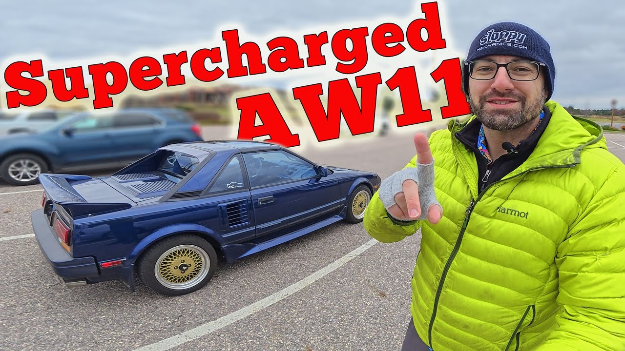 Driving a Supercharged AW11 #toyota #mr2 - YouTube