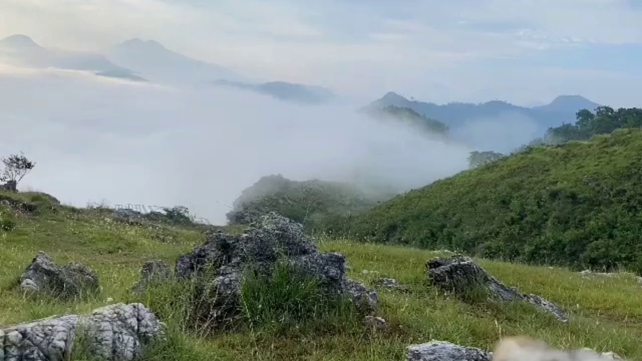 Beautiful Morning view from Manungkot - YouTube