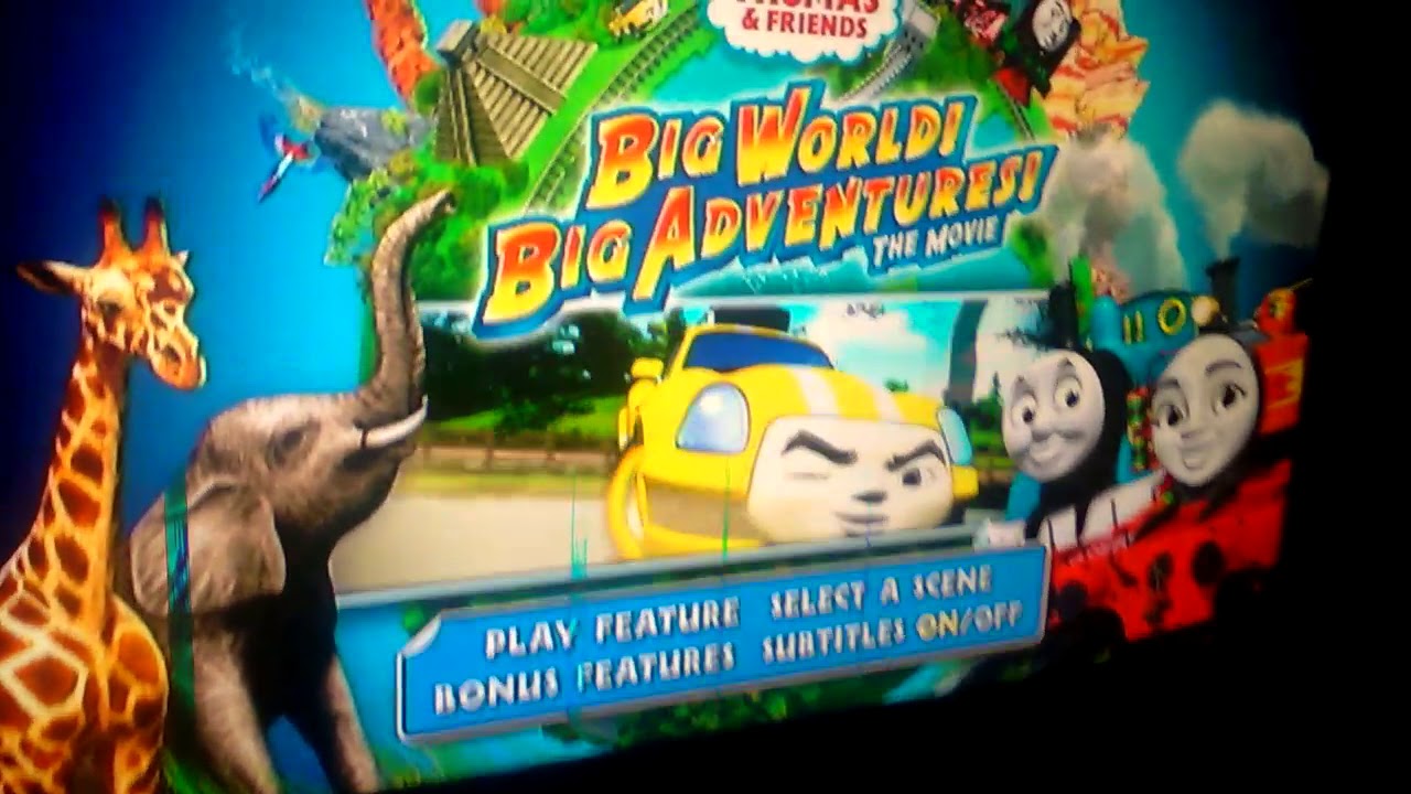 Thomas and friends big world big adventure the movie DVD menu ...