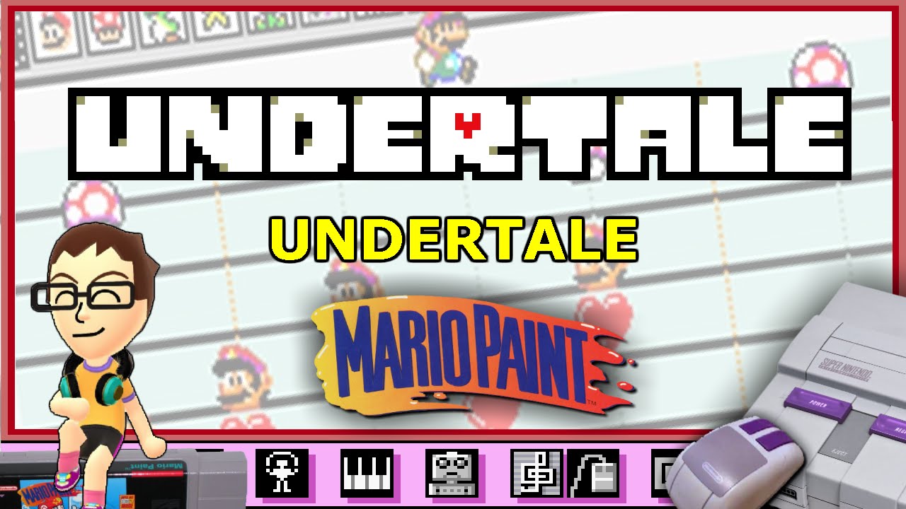 UNDERTALE from @UnderTale on Mario Paint @tobyfox - YouTube
