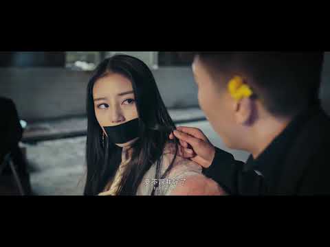 Chinese Damsel Tied Up and Gagged Fur Hooded Denim Jacket