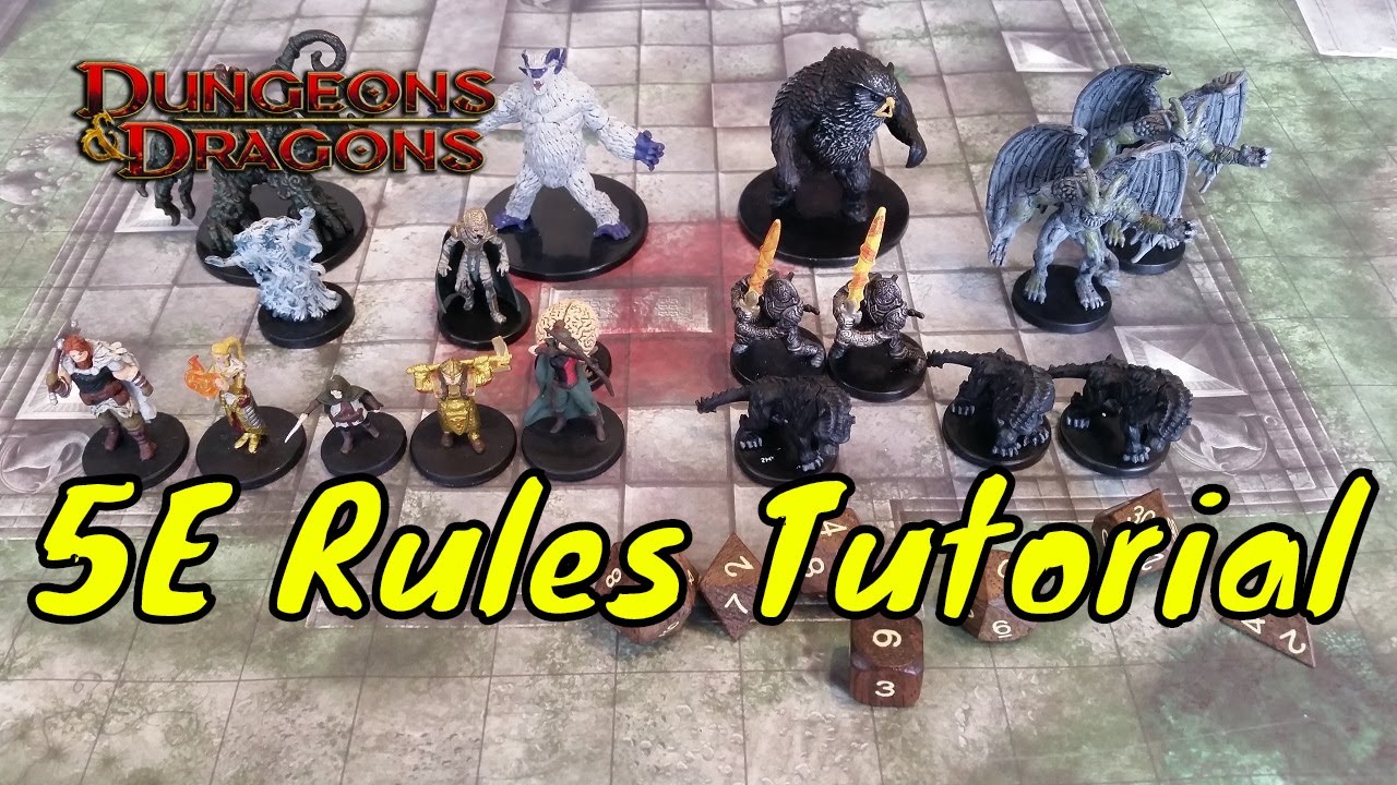 Dungeons & Dragons 5E Rules Tutorial (Time Stamps) - YouTube