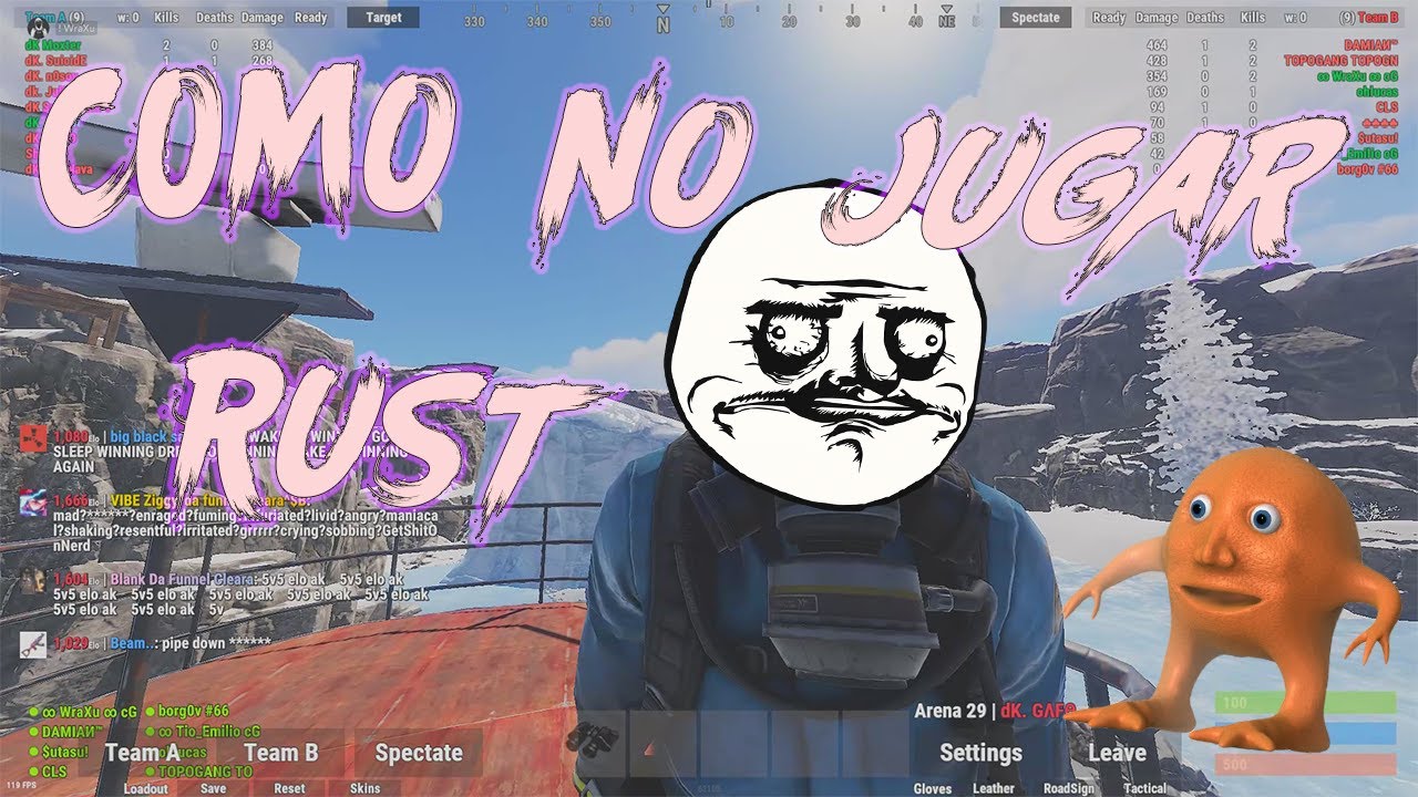 ASI ES JUGAR RUST CON LATINOS | *no lo intentes en tu casa* | Rust ...
