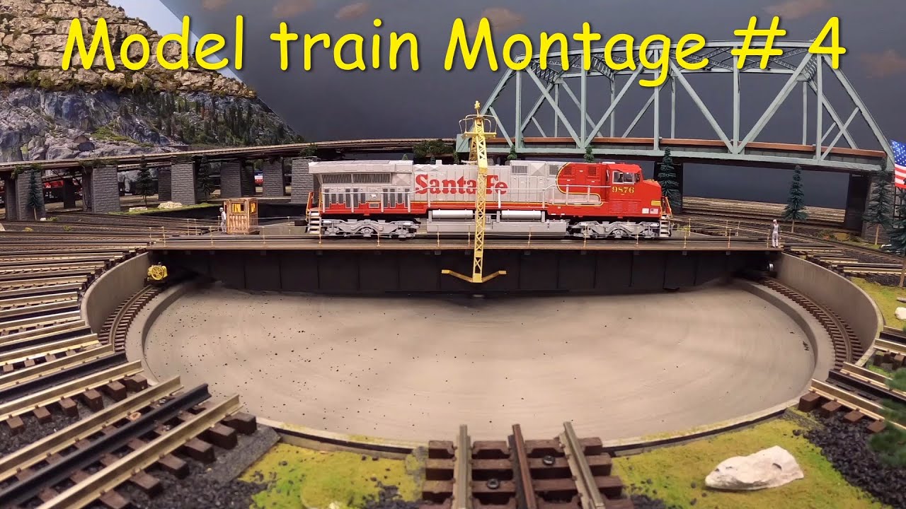 Model Train Montage Series Video # 4 - Lionel Trains - Fine Scale Model ...