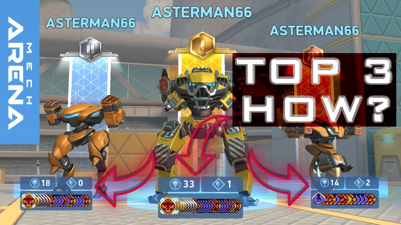 How to become MVP with 3 Mechs in one battle - Mech Arena Hack - YouTube
