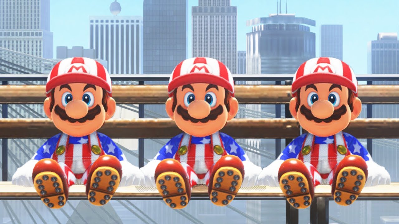 Mario Odyssey Hide and Seek just got PATRIOTIC - YouTube